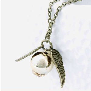 Jewelry | New Harry Potter Golden Snitch Pendant Necklace | Poshmark